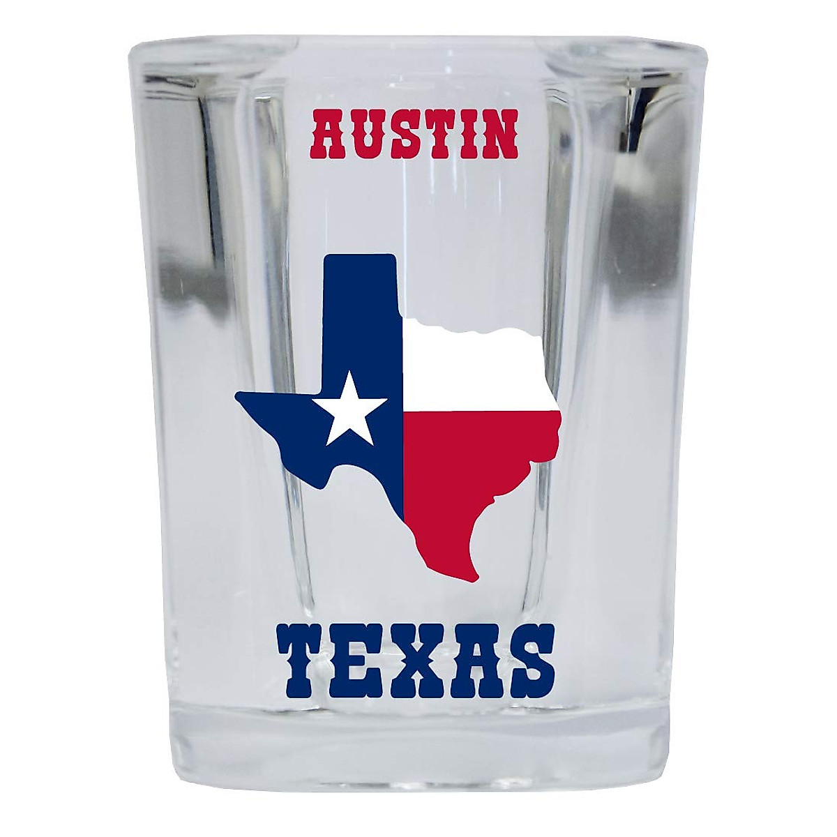 Austin Texas Square Shot Glass