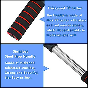 Moonlinks Car Duster Kit, Extendable Handle Microfiber Duster Dashboard Duster Interior,Air Conditioner Vent Brush and Microfiber Cloth for Cleaning Exterior or Interior Auto Duster Set (Set of 4)