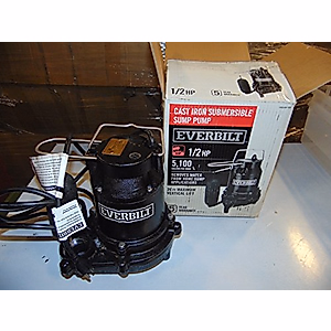Everbilt 1/2 HP Cast Iron Sump Pump