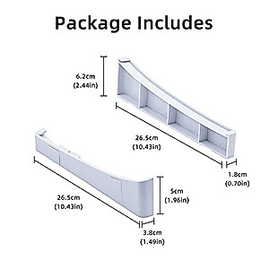 Mcbazel Horizontal Stand for PS5, Base Stand Accessories Compatible with Playstation 5 Disc & Digital Editions - White