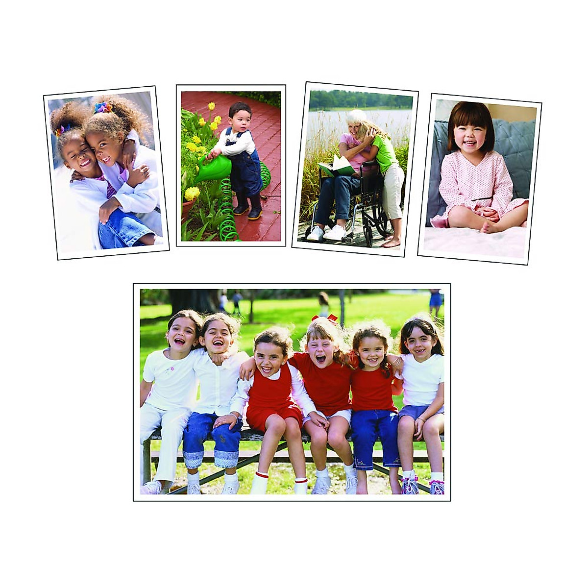 Excellerations Real Photograph Emotions and Moods Posters, 16x12 inches, Pack of 25, Social Emotional Learning, Preschool, Educational Toy, Kids Toys (Item # EMPC)