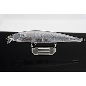 5pcs Unpainted Fishing Lures 18cm 36.45g Minnowbait FishingTopwater Freshwater Artifical Bait Blanks Fishing Plugs Spoons 279# Free Eye