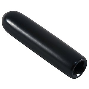 Caplugs VC187-16 VC Series – Round Vinyl Cap, 100 Pack, Black Plastic, 0.187" W x 1.000" L Protective Closures, Thread Protectors, Dust and Moisture Seals, Masking, Plating, Color Coding (99390009)