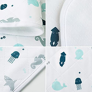 Potty Training Bed Pad 100% Waterproof, Bed Wetting Protection Pad for Twin and Toddler Beds, Reusable, Non Slip and Easy to Change, Waterproof Mattress Pad, Bed Pads Washable Waterproof