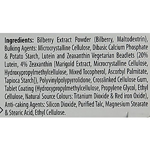 Vitabiotics - Ultra Bilberry, Lutein & Zeaxanthin - 30 Tablets