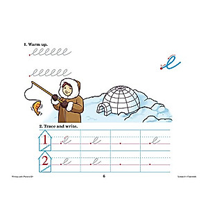 Writing With Phonics K5 Cursive - Abeka 5 Year Old Kindergarten Cursive Phonics Penmanship Student Work Book