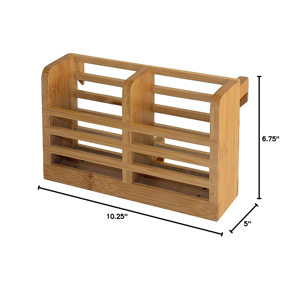 Totally Bamboo Flatware, Cutlery and Utensil Drying Caddy fits Totally Bamboo Dish Drying Racks (20-6703)