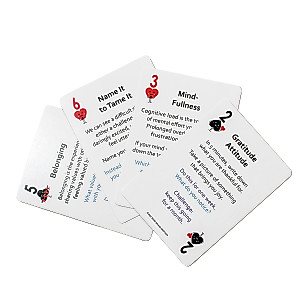 52 Essential Coping Skills Cards - Self Care Exercises for Stress and Social Anxiety Relief - Resilience, Emotional Agility, Confidence Therapy Games for Teens, Adults by Harvard Educator