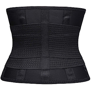 QEESMEI Women's Waist Trainer Postpartum Belly Band Abdominal Binder Post Surgery
