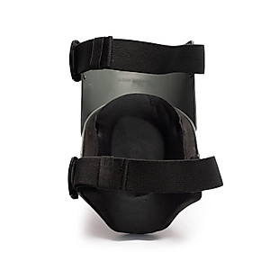 TSE Safety - TSE-TFLX-4-16-GEL Flex Work Knee Foam Padding Pads - Anti-Slip Strong Double Straps Comfortable Knee Protection Breathable Heavy Duty for Indoor and Outdoor Use – Black & Blue