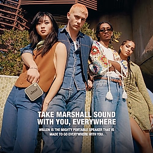 Marshall Willen Portable Bluetooth Speaker, Cream