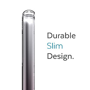 Speck Products Presidio Perfect Clear Ombre Samsung Galaxy S22 Case, Clear/Vintage Rose Fade