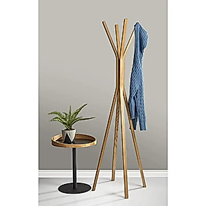 Adesso WK2310-12 Crater End Table, Natural