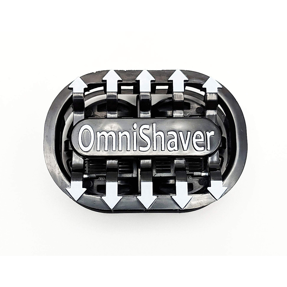 2X Classic Omnishaver - Black - The Fastest Way to Shave Head, Legs, Arms, Body | an Alternative to Disposable Shaving Razors Self Cleans & Strops During Use with Durable Blade | Bald Shaver for Men