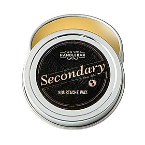 Can You Handlebar Moustache Wax for Men, Extra Strong Hold and Medium Hold Styling Balm, Unscented Natural Beeswax, Grooming Products Set of 2, 1 oz Tin Each