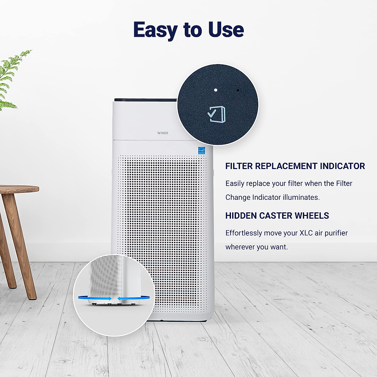 Winix XLC Dual 4-Stage True HEPA Air Purifier with WiFi & PlasmaWave Technology, 620 sq ft & 1022-0214-00 Wi-Fi Air Purifier, 360sq ft Room Capacity, Amazon Alexa and Dash Replenishment Enabled