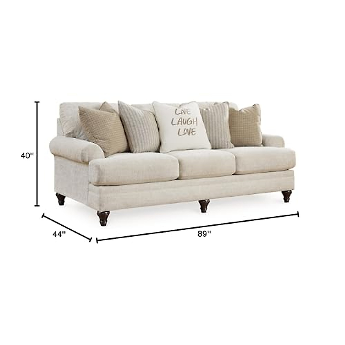 Signature Design by Ashley Valerani Classic Sofa for Living Room, Beige