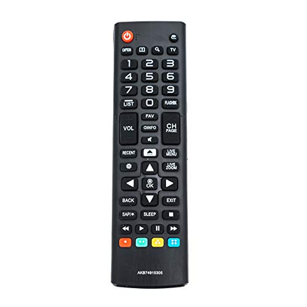 AKB74915305 Replace Remote fit for LG TV 43UH6030-UB 49UH6090-UJ 49UH6030-UB 49UH6030-UD 55UH6030-UC 60UH6030-UC 60UH6035-UC 65UH6030-UC 43UH6030-UB 43UH6030-UD 49UH6090-UJ 49UH6030-UB 49UH6030-UD