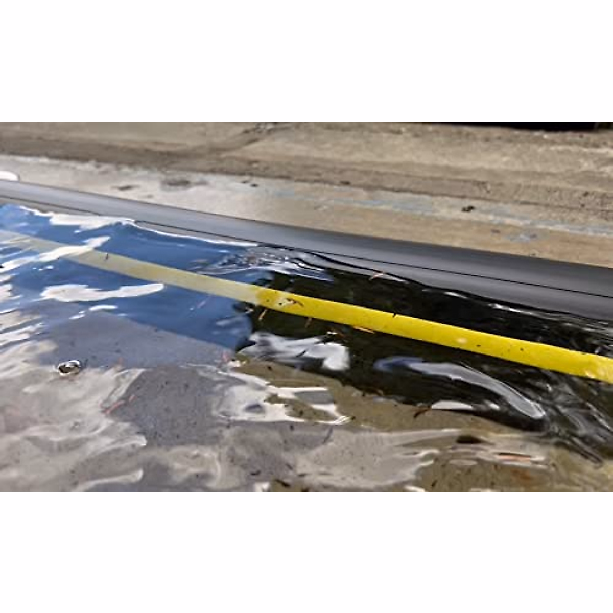 2" High Garage Door Flood Barrier Threshold Kit ‘GARADAM’ (10'3") | Flexible PVC | Complete Kit Includes 2 Adhesives | GaraDry