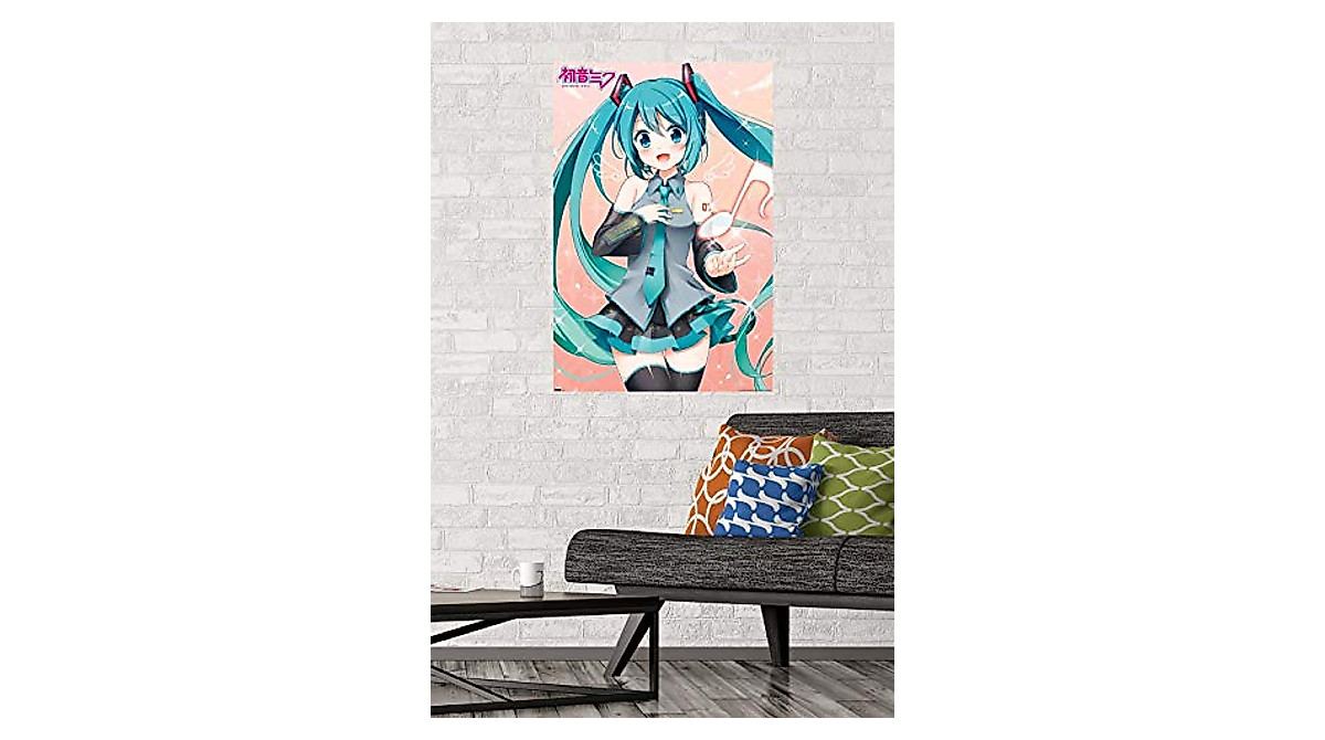 Hatsune Miku Music Note Wall Poster | Official Art Print