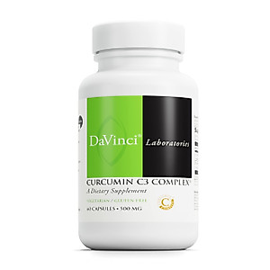 DAVINCI Labs Curcumin C3 Complex - Nutritional Supplement to Support Gallbladder Function and Healthy Liver - with Curcuminoids and Bioperine Fruit Extract - Gluten-Free - 60 Vegetarian Capsules