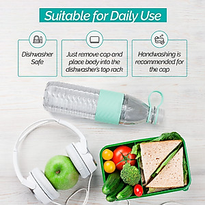 Copco Hydra Reusable Tritan Water Bottle with Spill Resistant Lid and Non-Slip Sleeve, 20-Ounce, Robins Egg, 16 oz