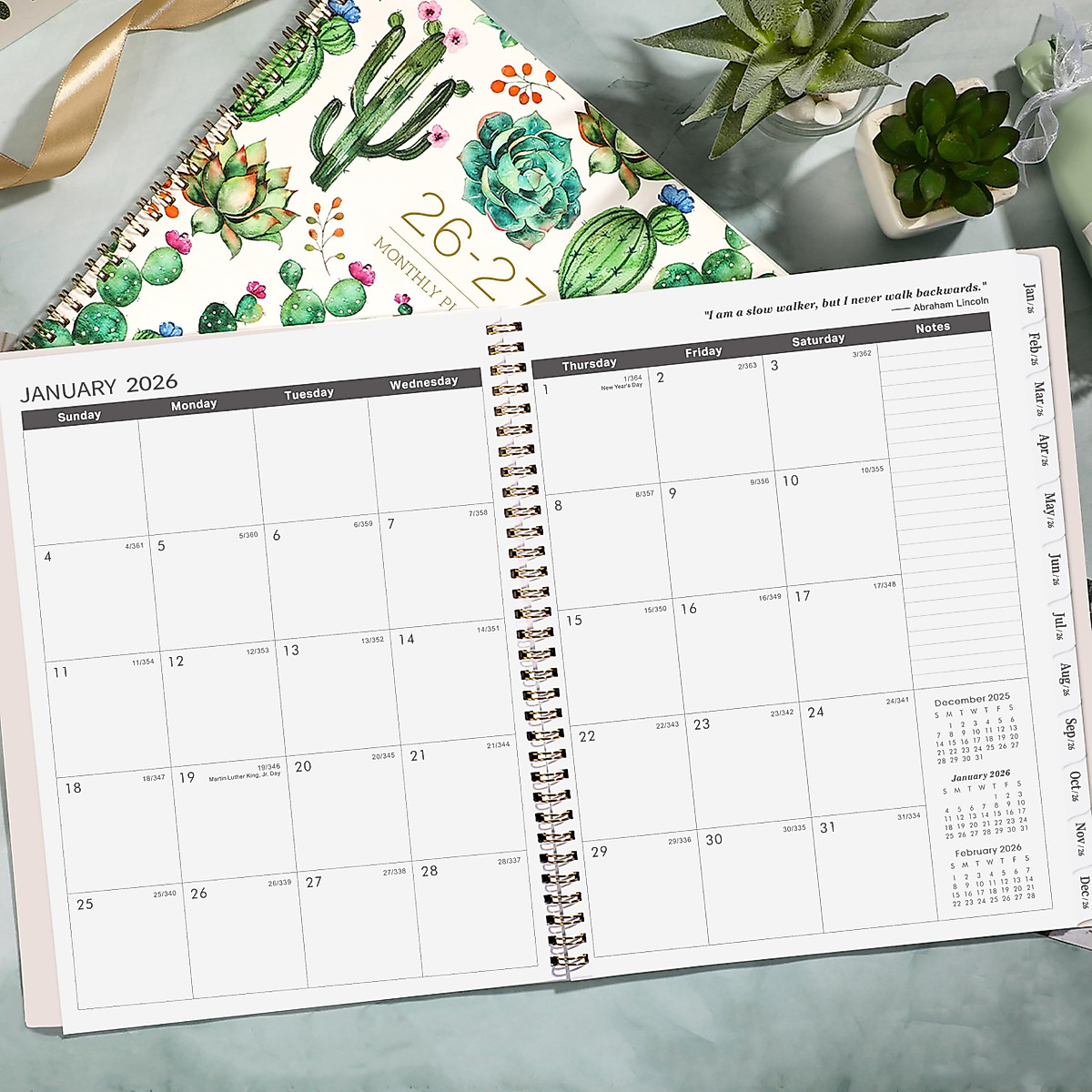 2023-2025 Monthly Planner/Calendar - 2 Year Monthly Planner 2023-2025, July 2023 - June 2025, 9" x 11" Planner with Twin-Wire Binding, Monthly Tabs, Two-Side Pocket, Perfect Daily Organizer