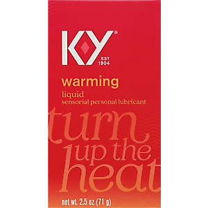 Personal Lubricant, K-Y Warming Liquid Personal Lube Tube, 2.5 Ounce
