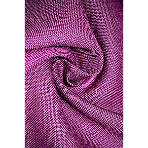 USA Fabric Store Burlap Jute Fabric Magenta Purple 56 inch Wide 11 Oz by The Yard Premium Upholstery