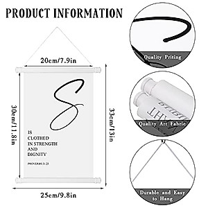 3 Pieces Woman Art Bible Verses Inspirational Quotes Saying Christian Wall Art Christian Framed Art with Verse Proverbs 3:15 Motivational Quotes for Nursery Home Office Decor, 7.9 x 11.8 Inches