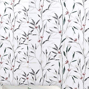 Shelf Drawer Liner Floral and Leaf Wallpaper Contact Paper Self-Adhesive Removable Rustic Wallpaper for Wall Film