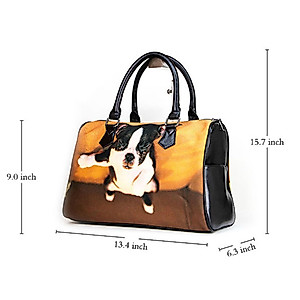 Female Barrel Type Handbags Pouch Jack and Sally Print