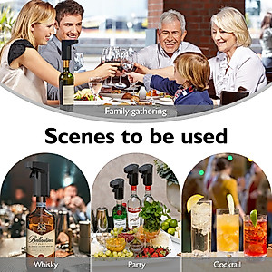 Redsack Electric Wine Decanter Aerator Dispenser Pourer Whiskey Adjustable Quantity Liquor Wine Pump Birthday Gift for Men Women Mom Dad Boss Brother Husband Funny Unique Gifts for Him (Black)