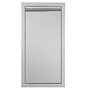 PUNCTN Outdoor Kitchen Drawers14Wx27Hx20D Inch, Outdoor Kitchen Trash Drawer Storage, Pull-Out Tray Stainless Steel Trash Drawer Without Handle Design for Outdoor Kitchen BBQ Island