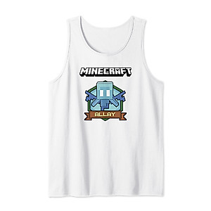 Minecraft Allay Badge Simple Logo Tank Top