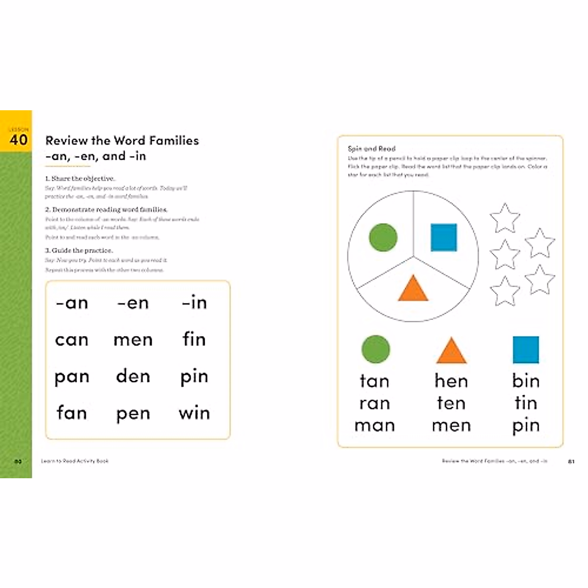 Learn to Read Activity Book: 101 Fun Phonics Lessons to Teach Your Child to Read