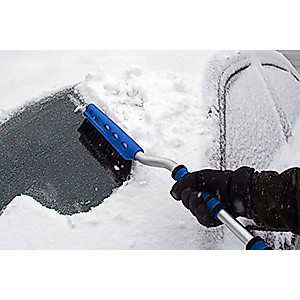 Mallory USA 999CT Snow Brush, Fixed Head, Aluminum, 35-1/2In, Assorted Colors