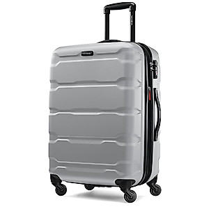 Samsonite Omni Hardside Nested Luggage Spinner Set, Silver w/ 10pc Accessory Kit