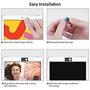 3 -Pack Webcam Cover, Protect Your Privacy and Security,Webcam Cover Slide for Laptop, MacBook, PC, Cell Phone and More Accessories
