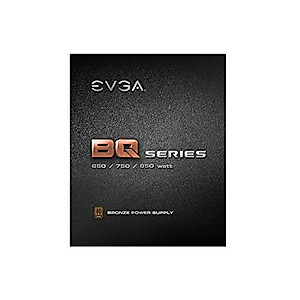 EVGA 650 Bq, 80+ Bronze 650W, Semi Modular, 5 Year Warranty, Includes Free Power On Self Tester, Power Supply 110-BQ-0650-V1