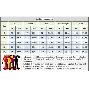 Uni Clau Women's Sexy Off Shoulder Maxi Dress V Neck Lantern Long Sleeve Split Gown Cocktail Mermaid Formal Dresses Yellow 2XL