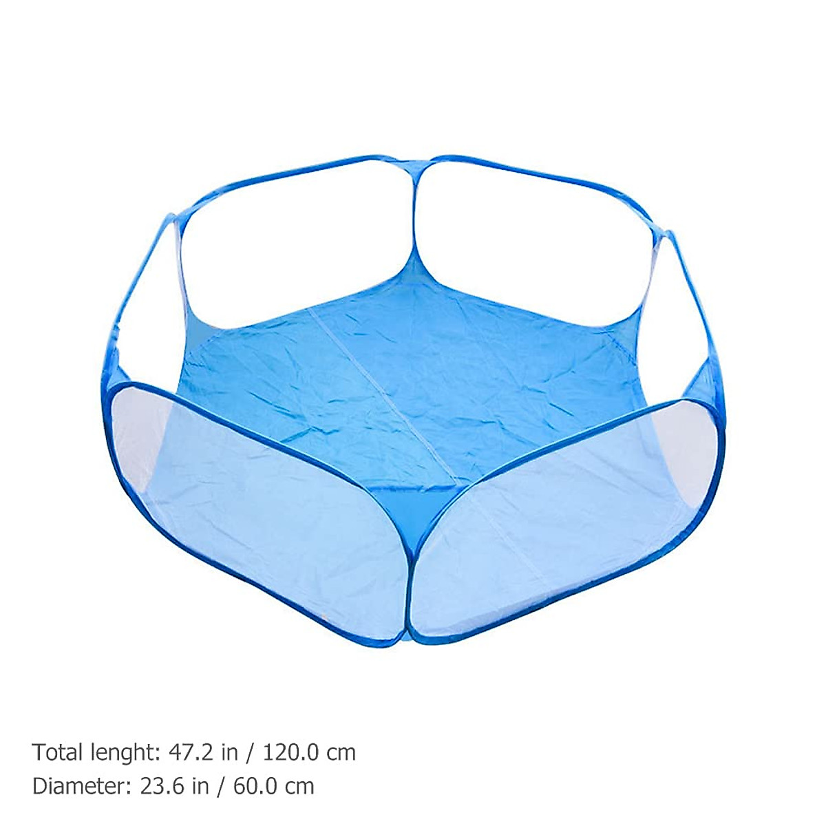 LUOZZY Animal Baby Playpen Foldable Safe Fence Anti-Slip Bases Baby Playard Breathable Pet Playpen Indoor Outdoor Yard Fence for Kitten Puppy Bunny Hamster Ferret, 47Inch