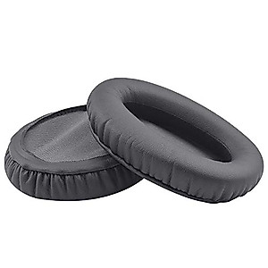 WH-CH700N Replacement Earpads Protein Leather Ear Pad Ear Cushion Ear Cups Ear Cover Earpad Repair Parts Compatible for Sony WH-CH700N Headphone (Black)