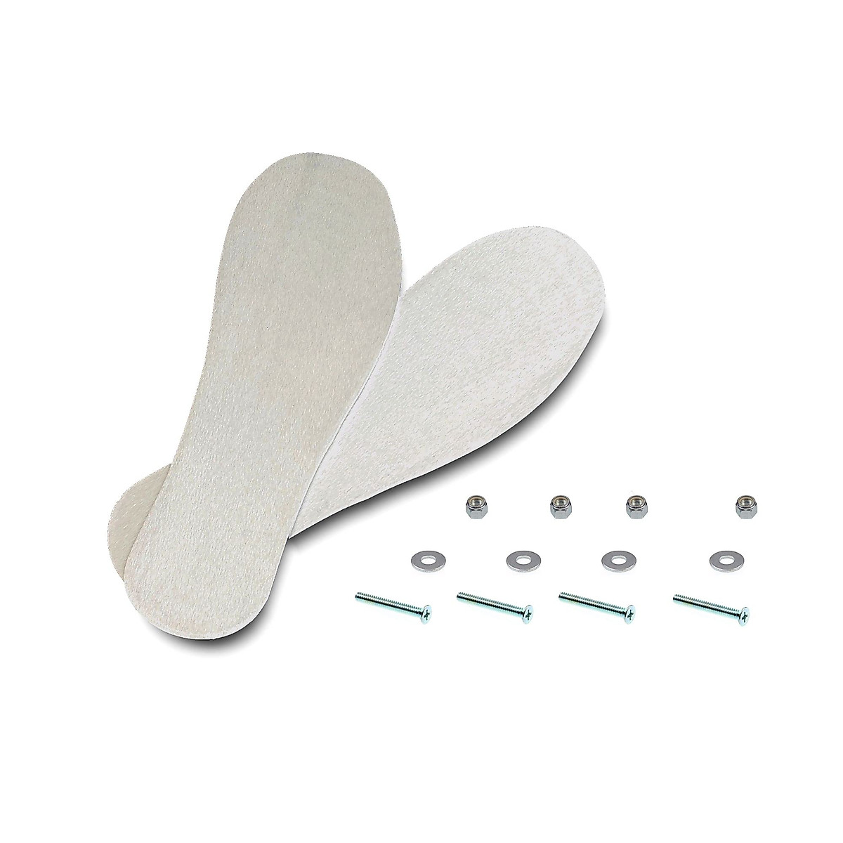 Roller Skate Shoe Mounting Kit for Plates DIY – Compatible with Vans, Converse and High-Top Sneaker Brands – Design Your Own Roller Skates - Aluminum (US Men 4-5 / US Women 6-7)