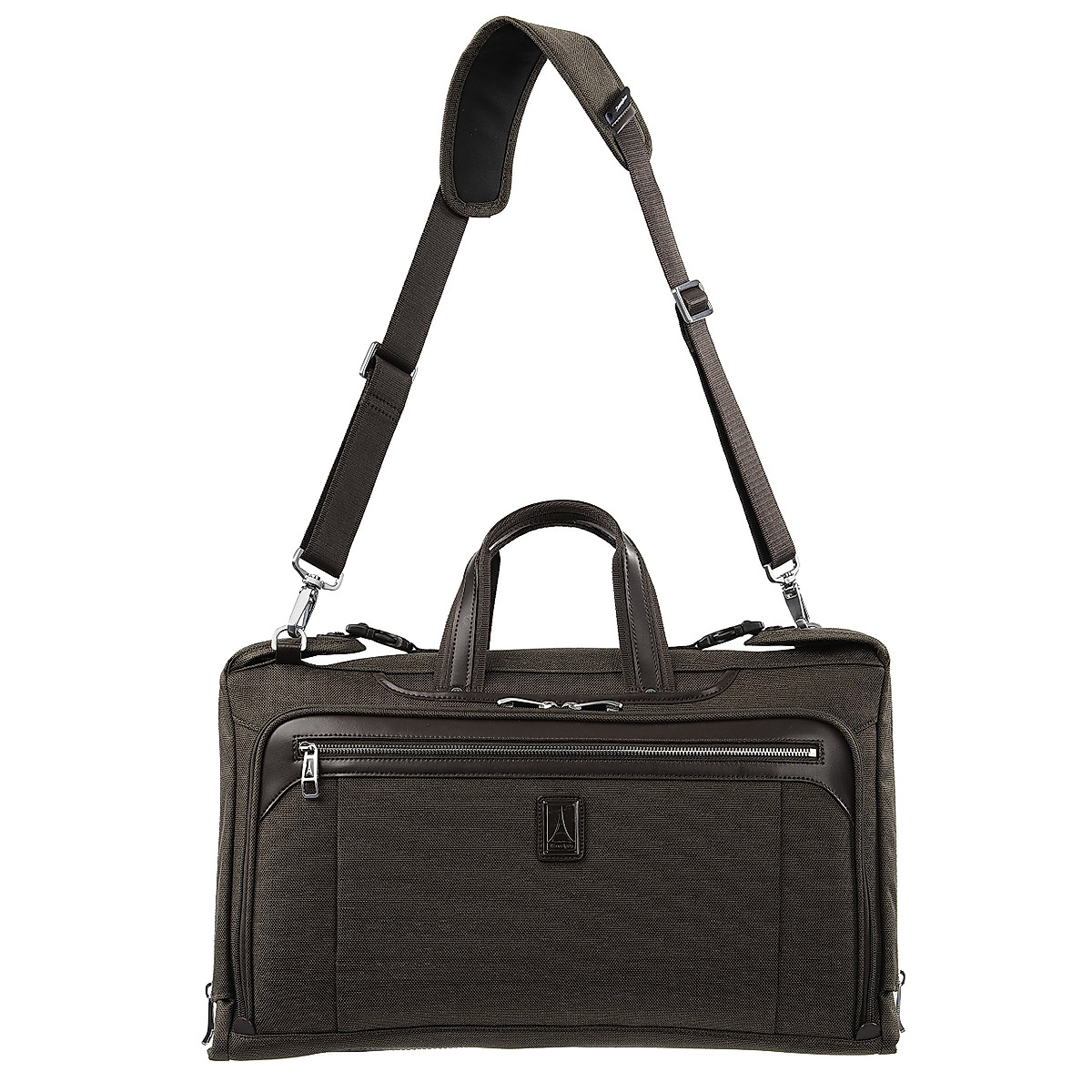 Travelpro Platinum Elite Tri-Fold Carry-On Garment Bag, Men and Women, Rich Espresso, 20-Inch
