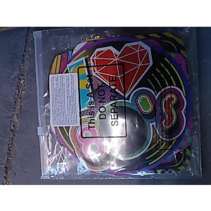 53 Pieces 80s Party Decorations, Retro 1980s Hip Hop Party Hanging Swirls Ceiling Decor for Adults Back to The 80s Party 1980s Throwback Birthday Party Neon Party Rock Hippie Party Supplies