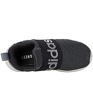 adidas Lite Racer Adapt 4.0 Running Shoes, Grey/Grey/Black, 2 US Unisex Little Kid