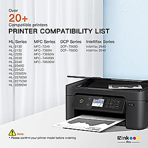 E-Z Ink Pro TN450 2270DW HL-2280DW Comaptible Toner Cartridge Replacement for Brother TN-450 TN420 TN-420 Black to use with HL-2270DW HL-2280DW HL-2230 HL2240 MFC-7360N MFC-7860DW DCP-7065DN (2 Pack)