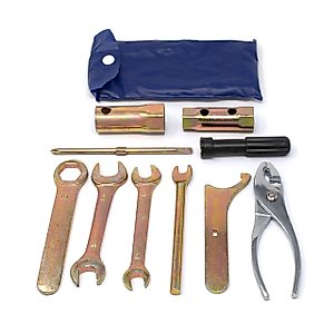 RW 0059-010 Metric Motorcycle ATV UTV Tool Kit + Storage Bag (9) Piece Set Compatible with Honda Yamaha Kawasaki Suzuki KTM Ducati