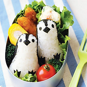 Hofumix Sushi Making Kit Rice Ball Molds Bento Accessories Sandwich Cutters for Kids Kitchen Tools for Baby Kids Meal